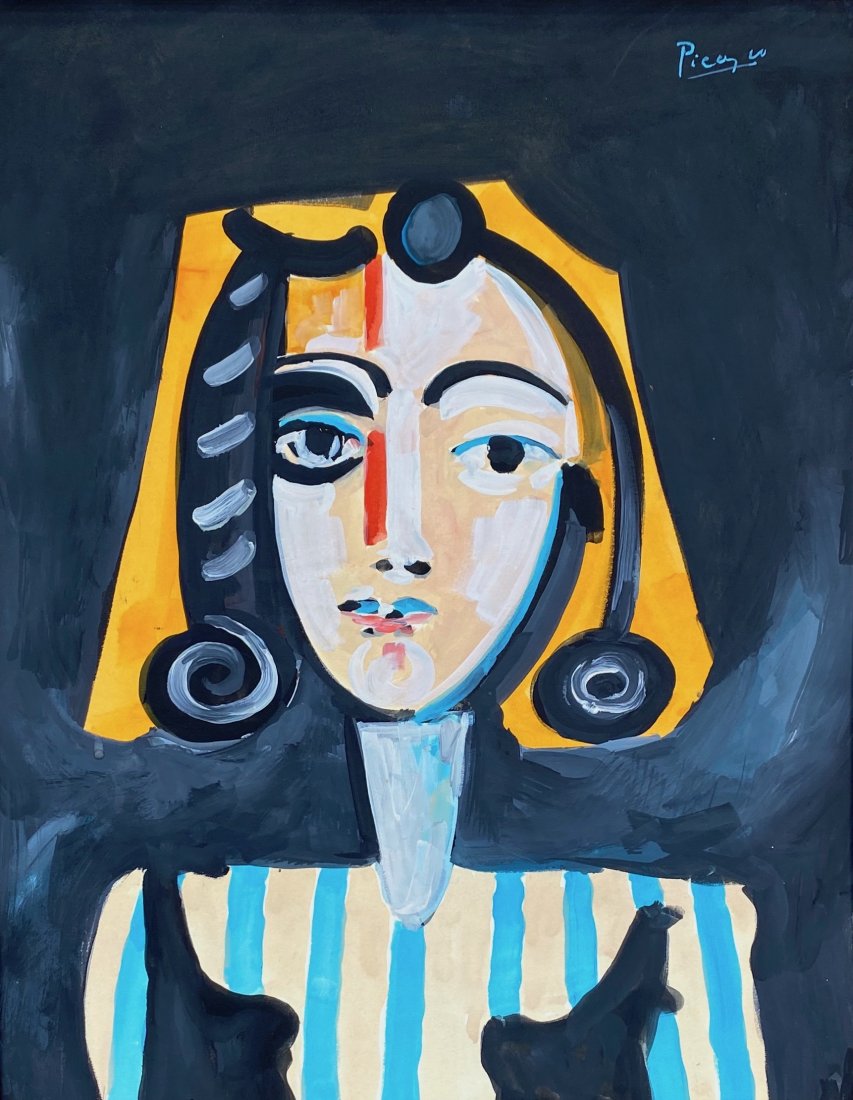 Pablo Picasso (Gouache on Paper) In the style of - Dec 26, 2019 ...