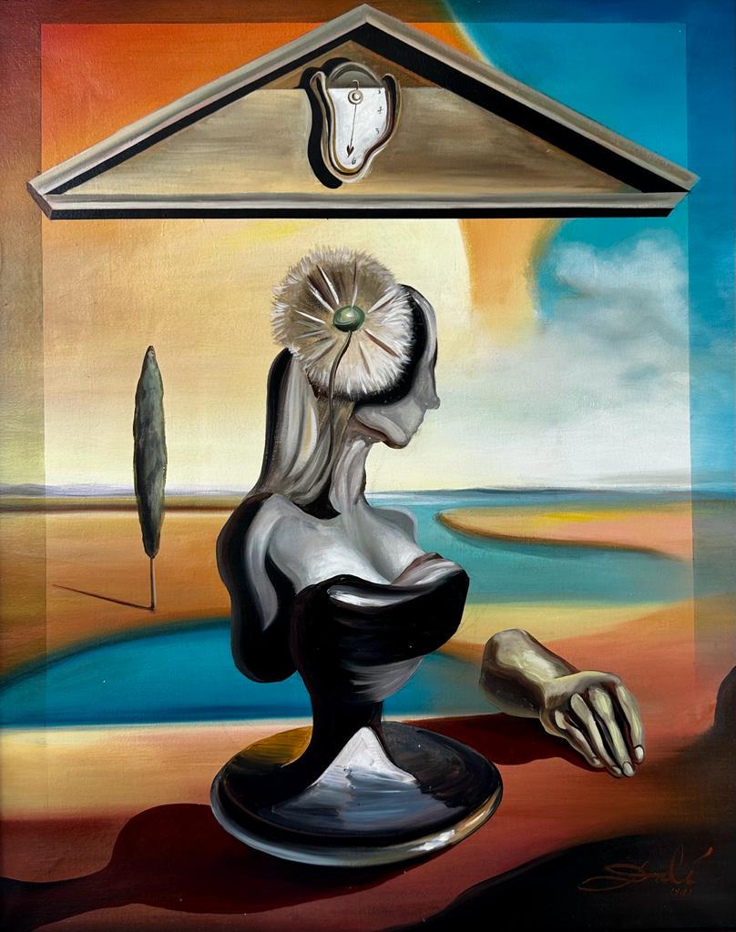 Salvador Dali Spanish 1904 1989 ( Oil On Canvas Painting ) Style Of