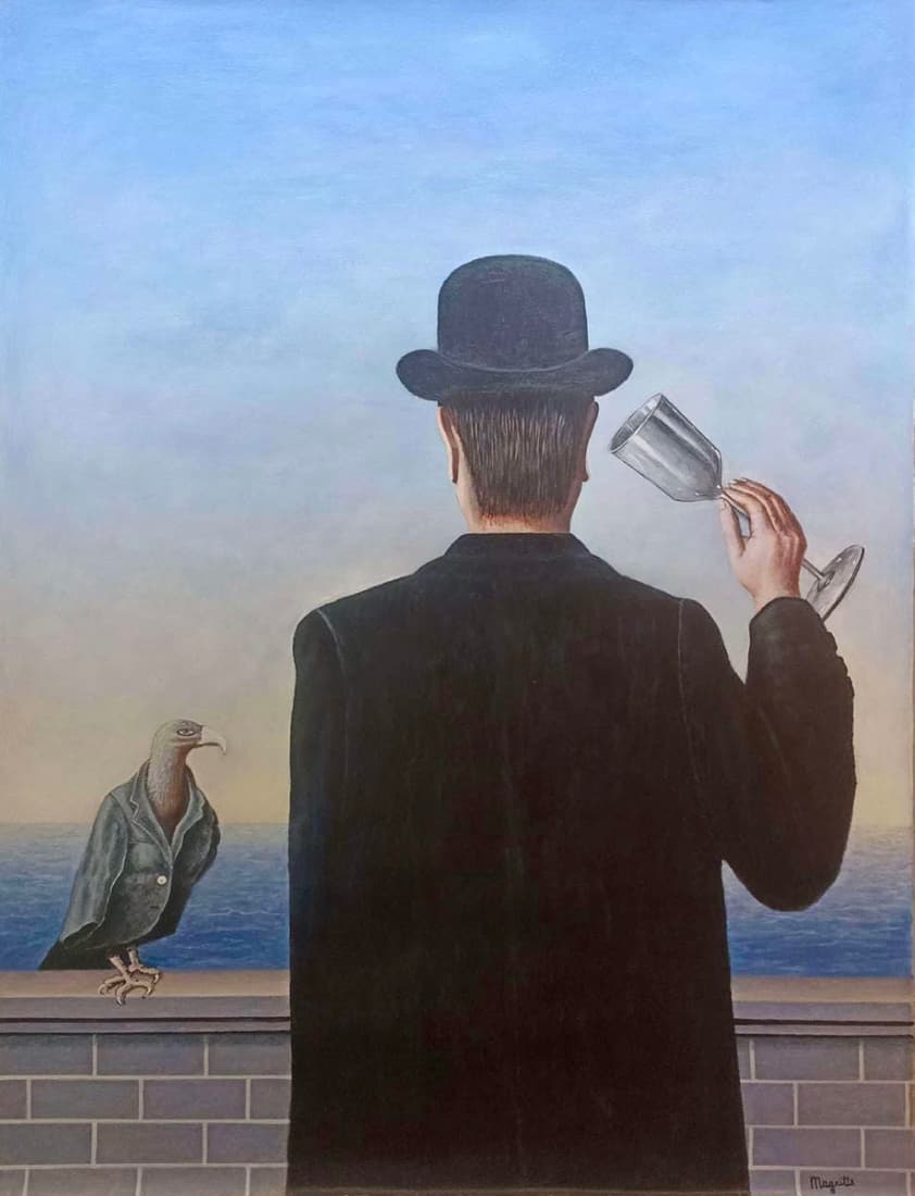 Rene Magritte Belgian 1898 - 1967 ( Large / Untitled Oil On Canvas ...