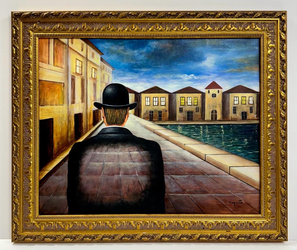 Rene Magritte Belgian 1898 1967 Untitled Oil On Canvas Painting Coa ...