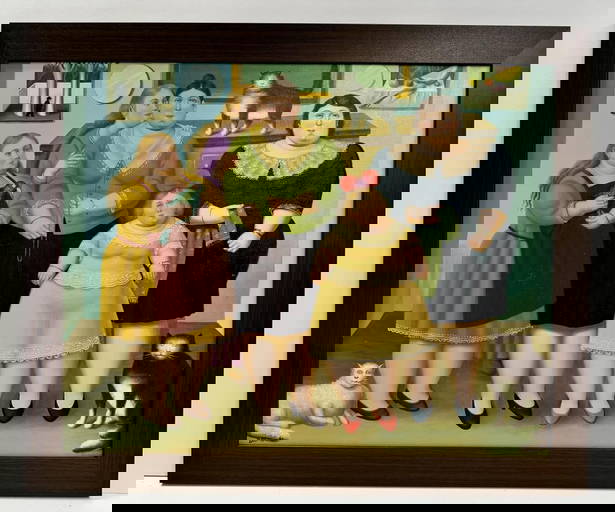 Fernando Botero Colombian 1932 2023 Oil On Canvas Painting Colombian ...