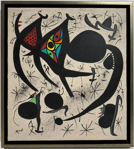 Joan Miro Spanish 1893 1983 Oil On Canvas Surrealism Dali Picasso ...