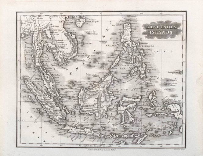 Malte Brun Map Of The Spice Islands, 1834