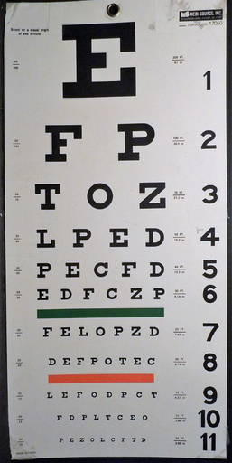 Professional Eye Chart