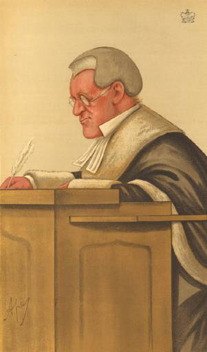 Lord Coleridge The Lord Chief Justice 1887 Vanity Fair