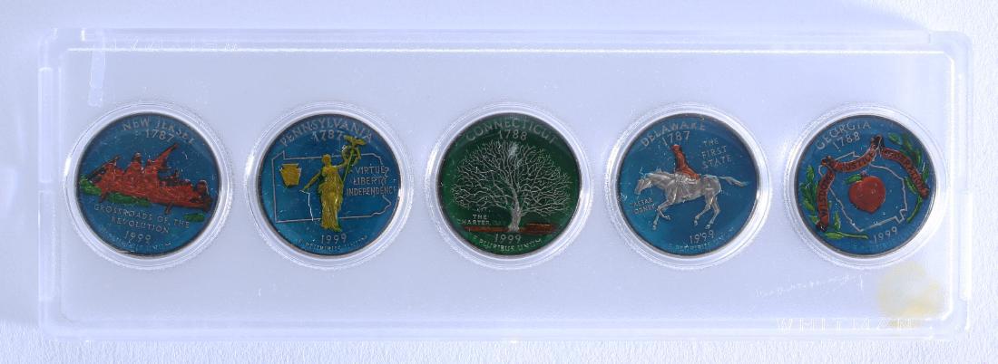 1999 Colored State Quarters