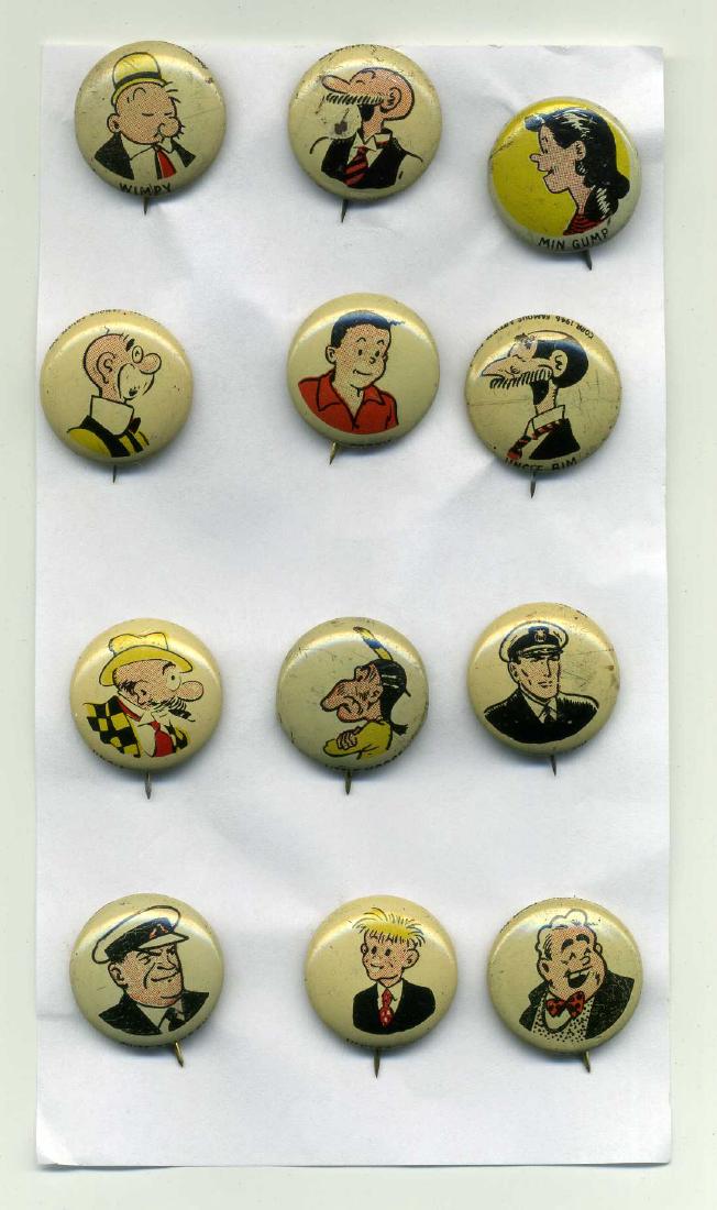 Kelloggs Pep Pins, 1940s