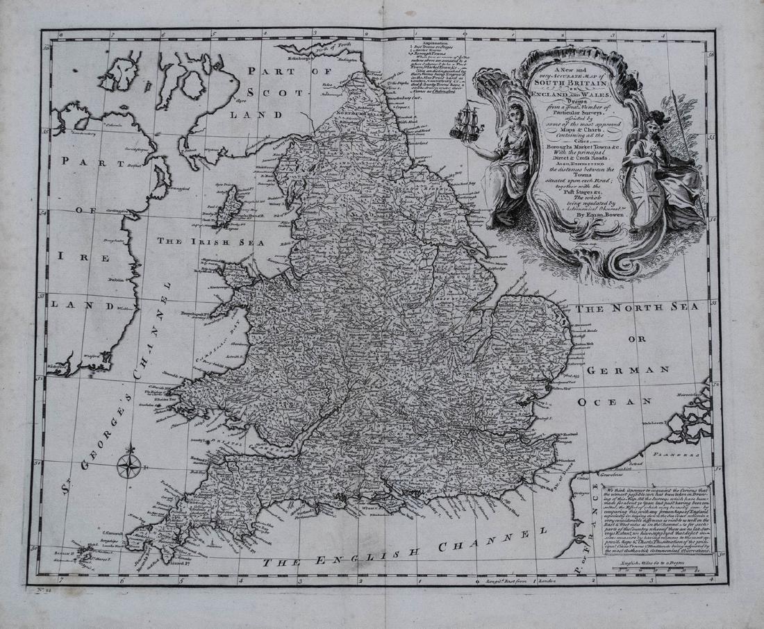 Bowen: Map of England & Wales, 1747