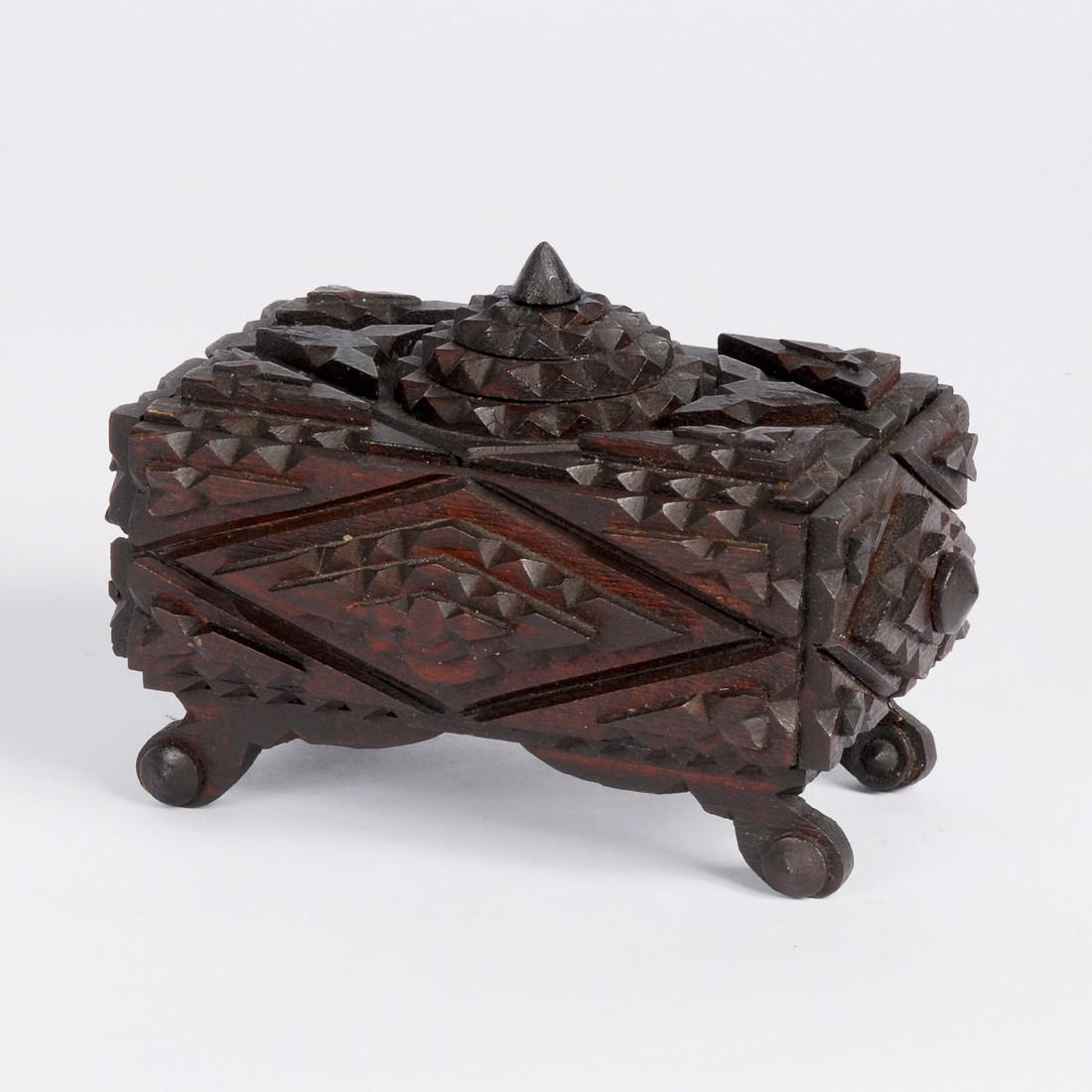 Tramp Art Box by Herman Metz