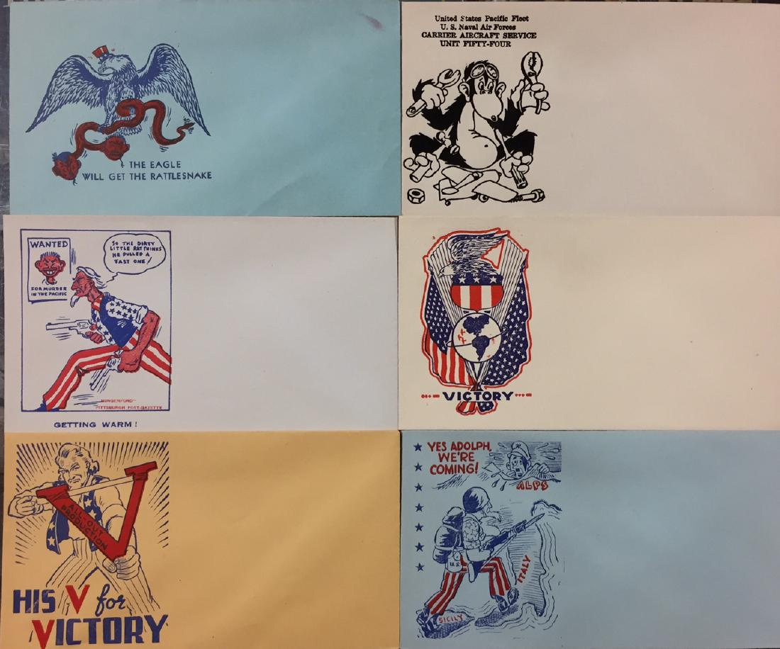 World War II Home Front Patriotic Envelope Collection