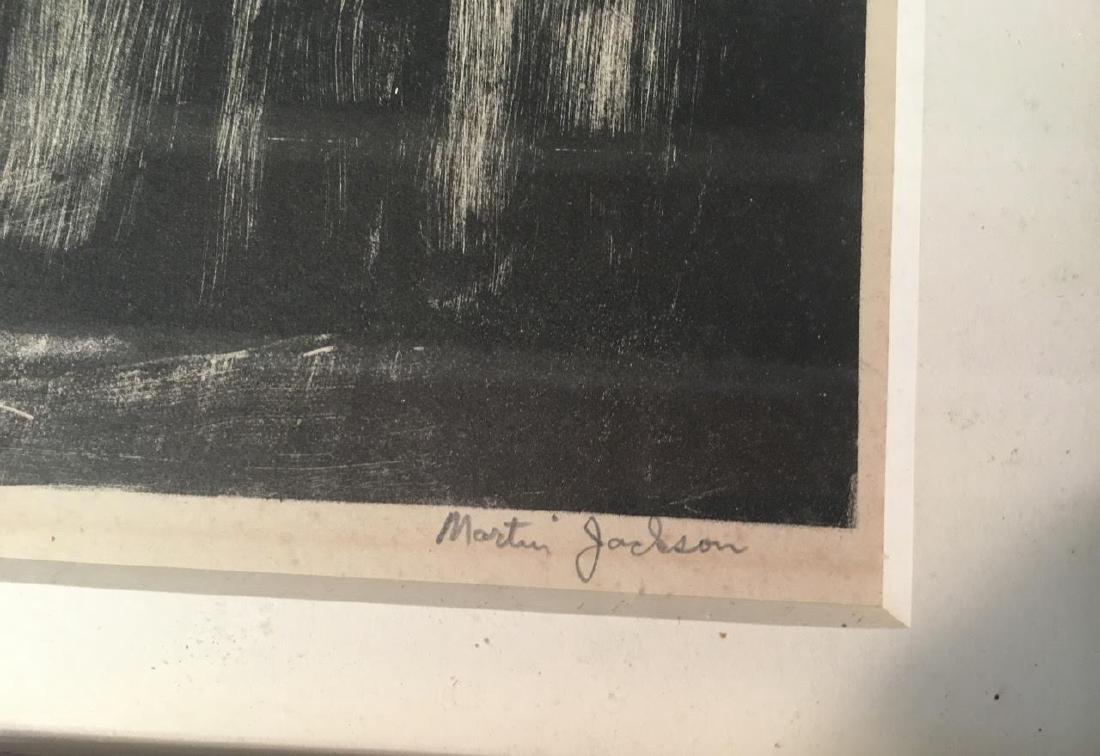 1949 Signed Artist Proof Lithograph by Martin Jackson