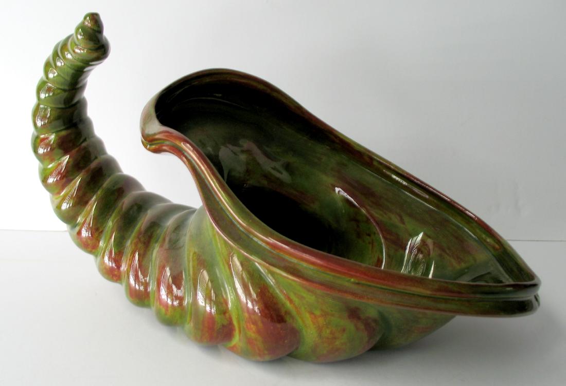 Mid Century Ceramic Cornucopia