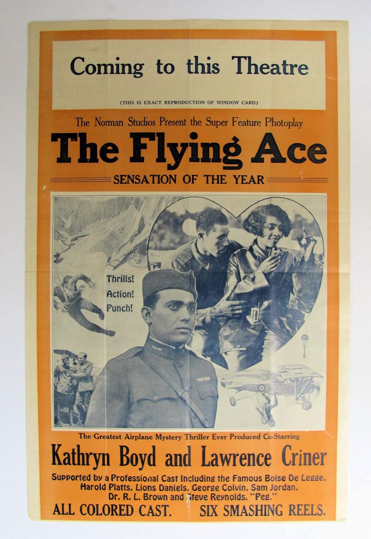 1926 Norman Studios Flying Ace Poster