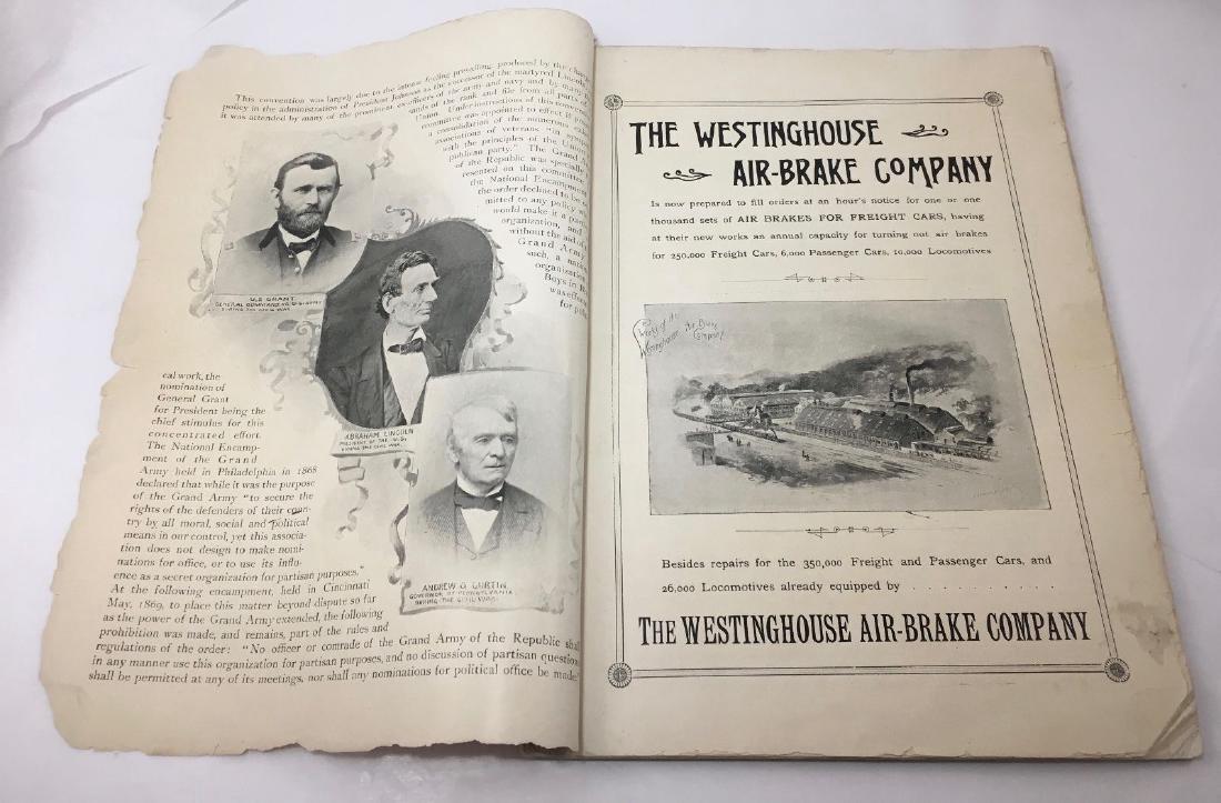 Antique 1894 GAR Encampment Program Ad - Aug 27, 2017 | Jasper52 in NY