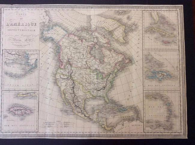 Raynaud: Antique Map of North America, 1838 - Sep 09, 2017 | Jasper52 in NY