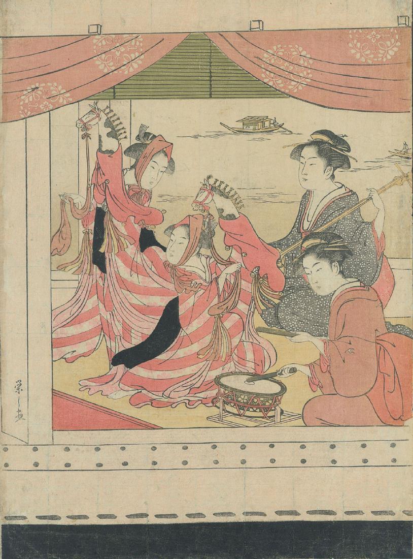 Chobunsai Eishi Japanese Woodblock Print