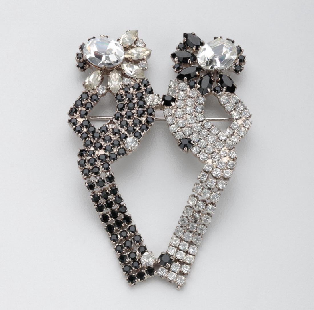 Vintage Butler & Wilson Clowns Brooch