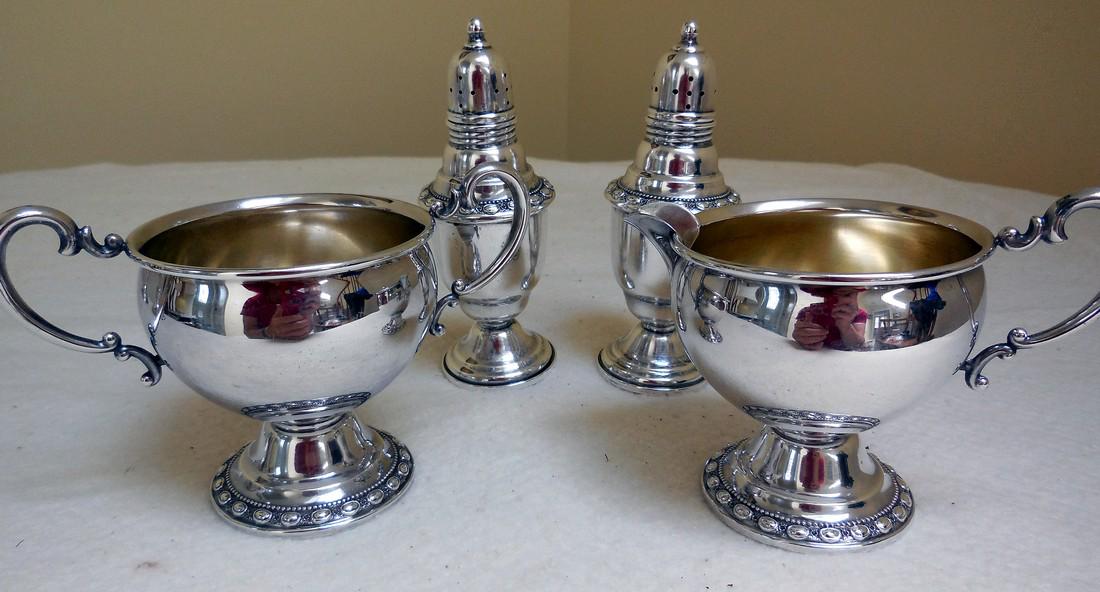 Vintage LaPierre Sterling Silver Holloware Set, 1920s