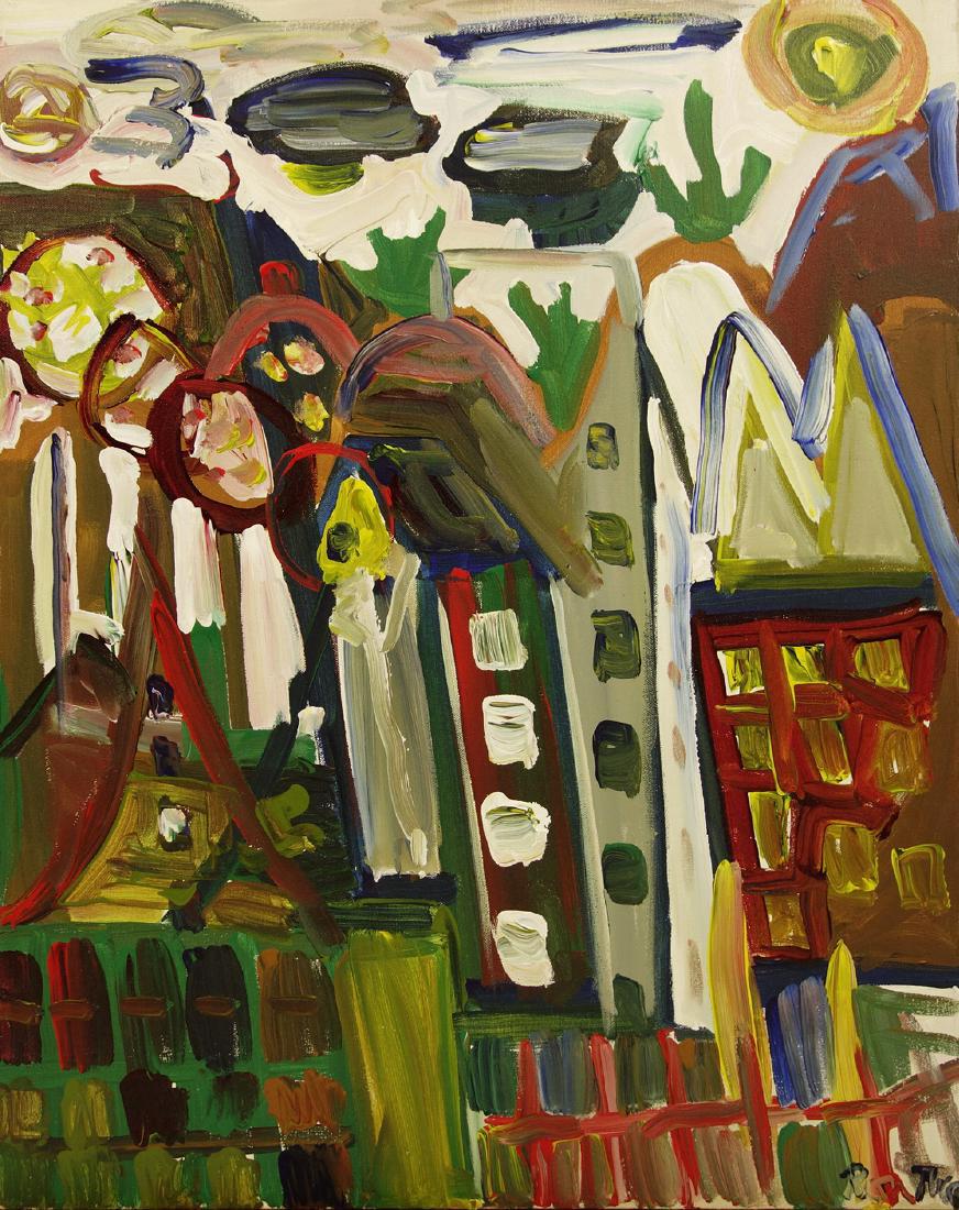 Ron Rice Acrylic on Canvas Painting