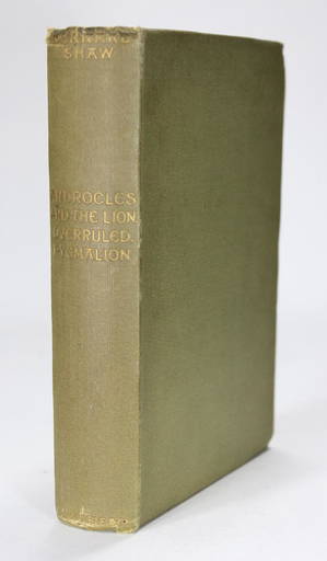 Shaw: 3 Plays, First Edition