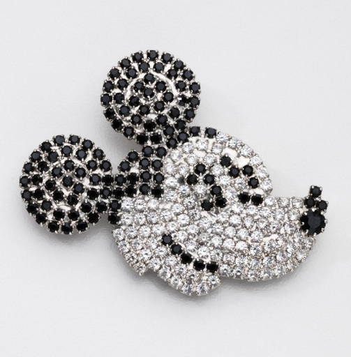 Butler & Wilson Rhinestone Mickey Mouse Disney Brooch