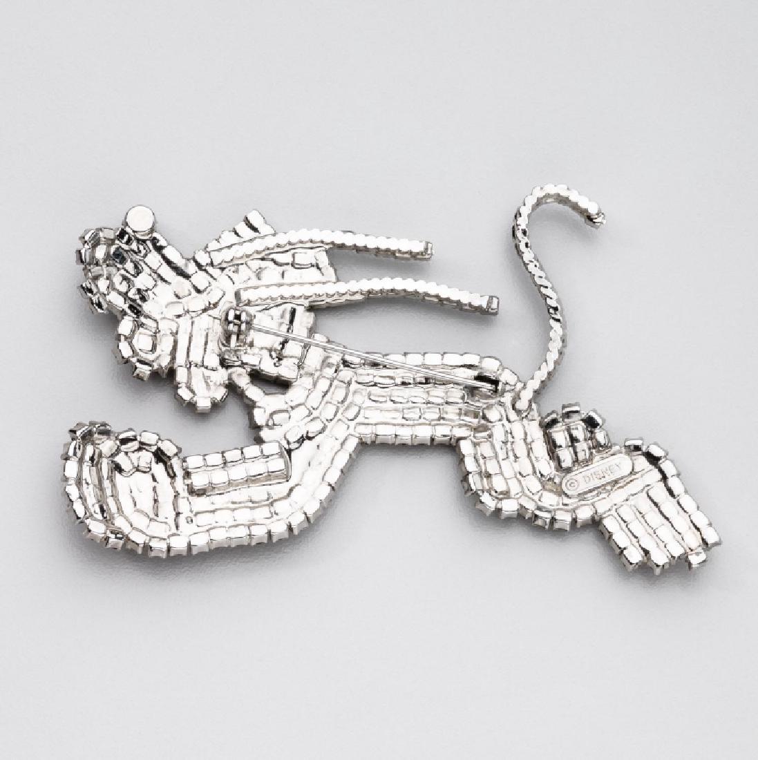 BUTLER & WILSON RHINESTONE PLUTO DISNEY BROOCH