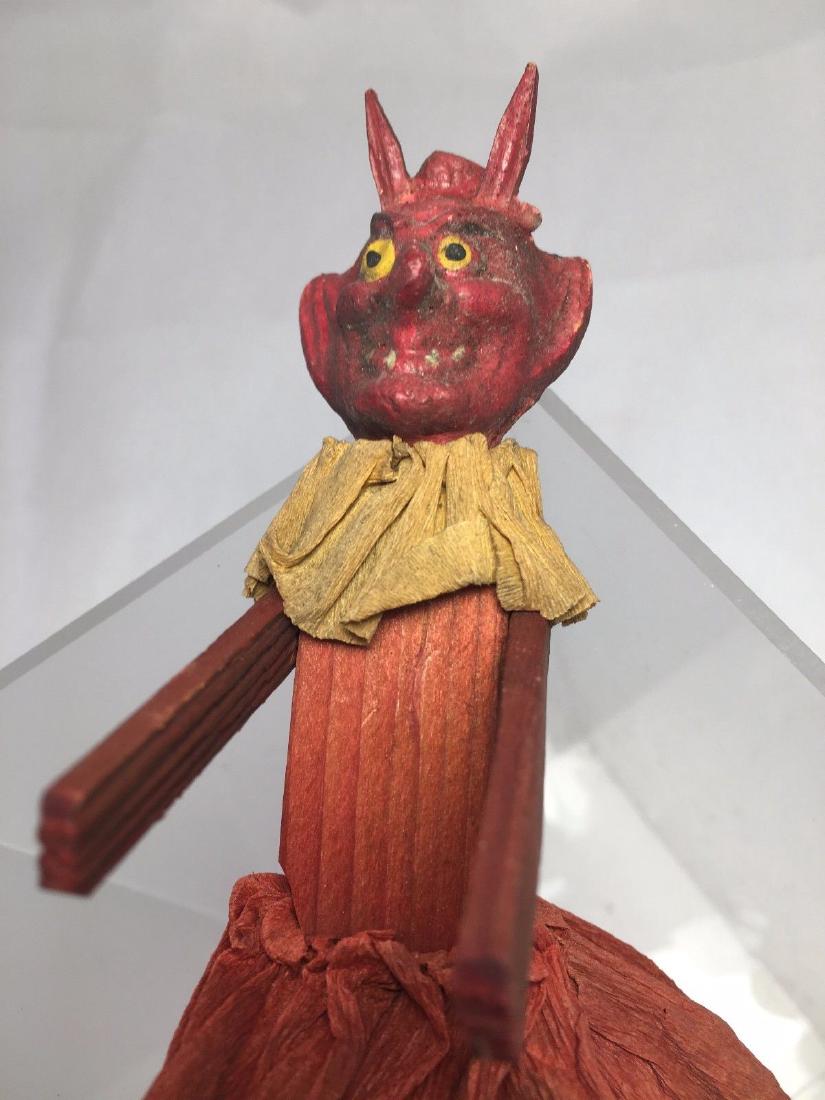 Antique 1920 Composition Halloween Devil Germany Toy