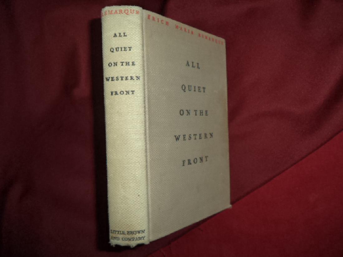 All Quiet On The Western Front. First U.s. Edition.