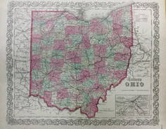 1818 Map of Ohio - Feb 28, 2016 | Main Auction Galleries in OH