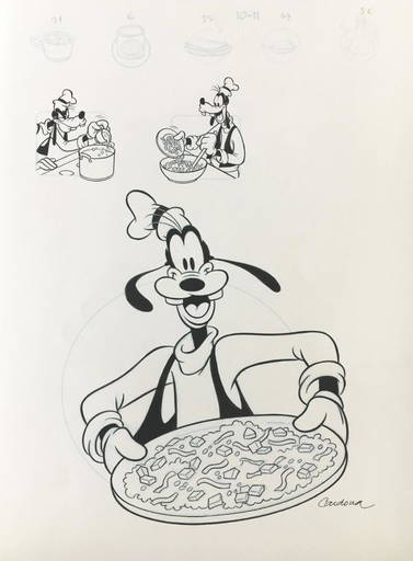 Goofy Cooking Pizza