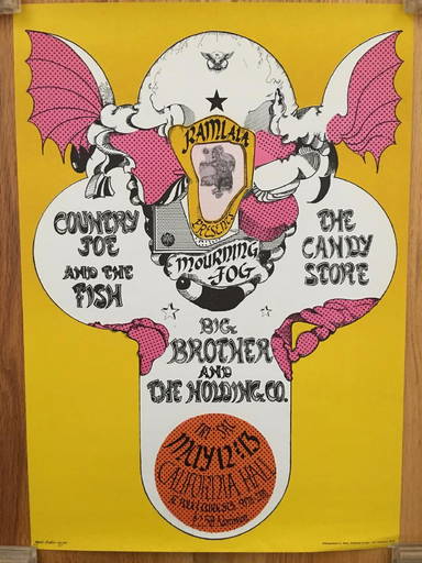 Ramlala Concert Poster Country Joe And The Fish