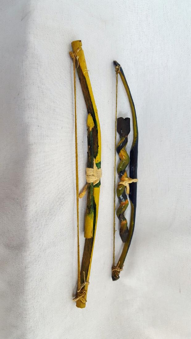 Hopi Miniature Bows and Arrows Ca 1920's