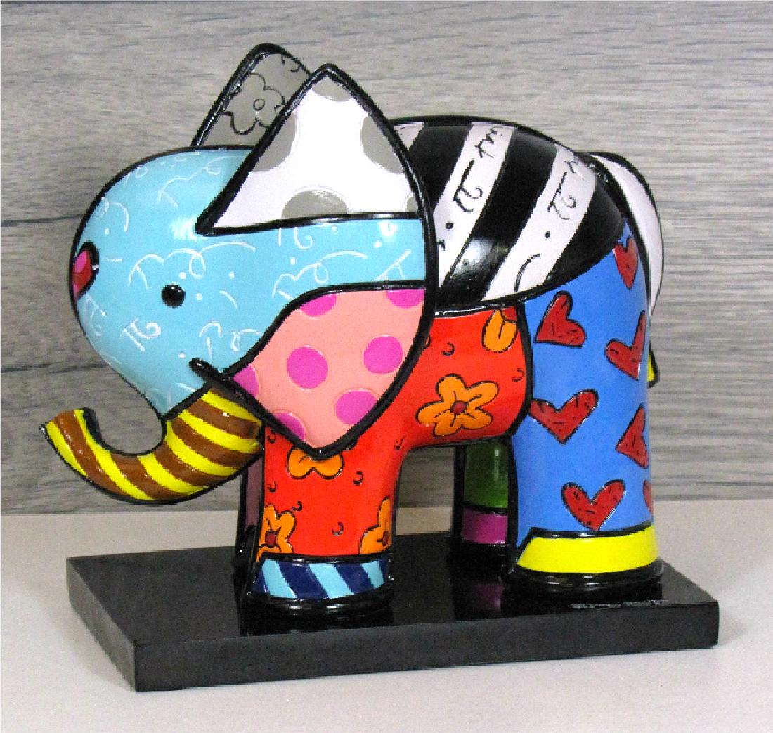 Romero Britto - Elephant on base - Limited Edition
