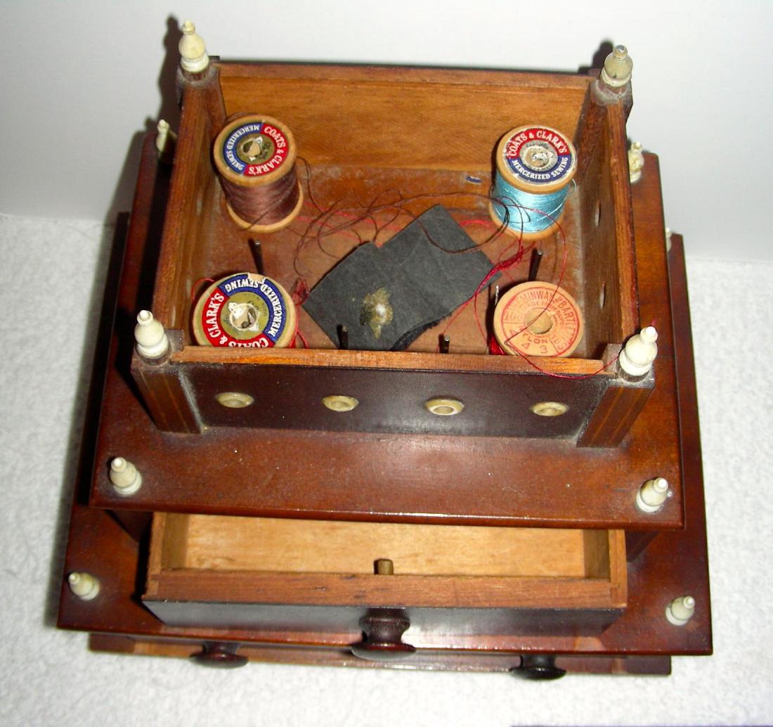 Tiered Shaker Sewing Caddy w/ 2 Drawers