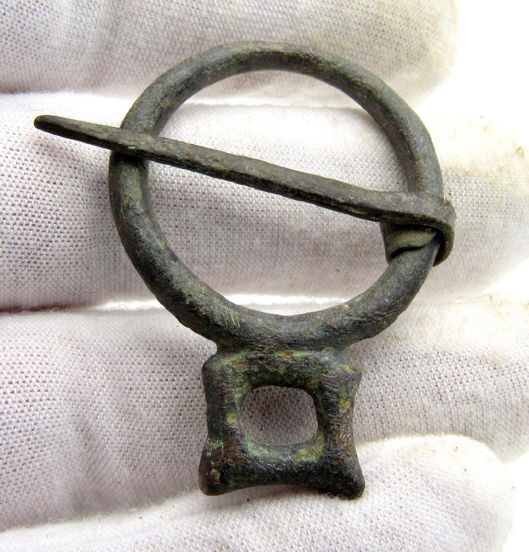 Medieval Viking omega brooch