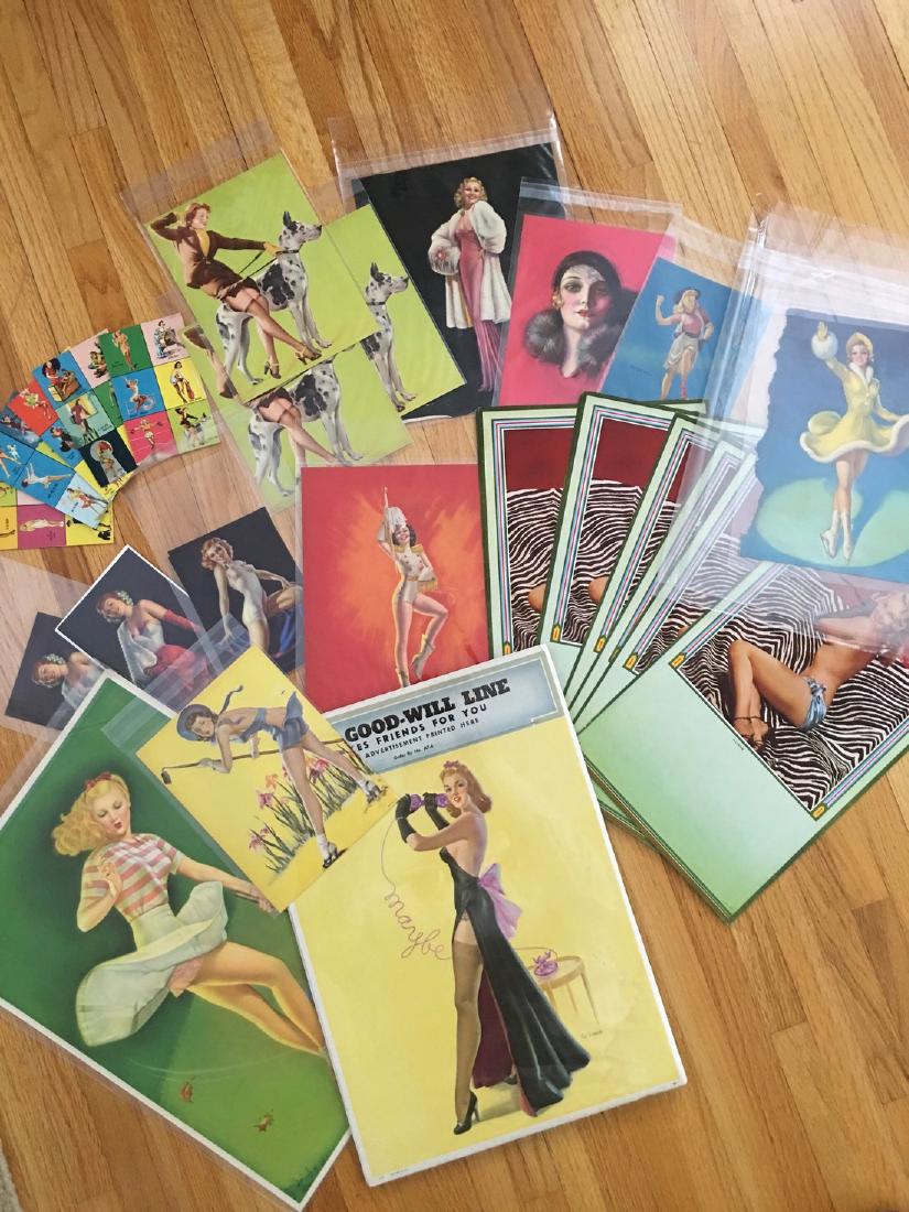 SIGNIFICANT VINTAGE PIN UP COLLECTION
