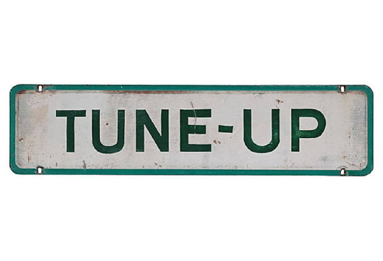 Tune Up Sign