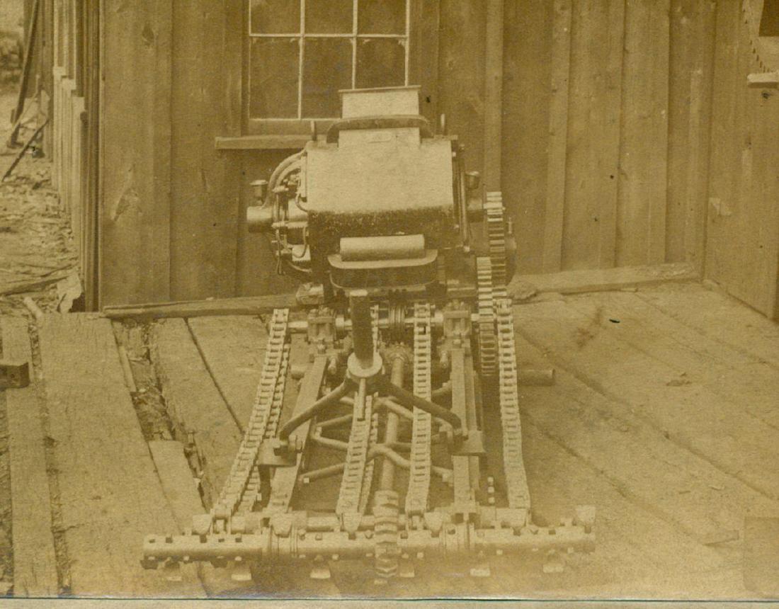 1890 Stine Smith Invention Electric Mining Machine Coal