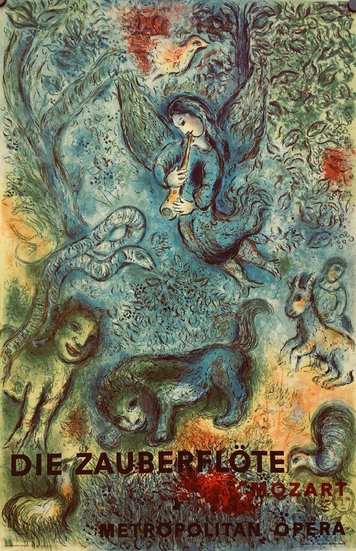 Marc Chagall Lithograph The Magic Flute