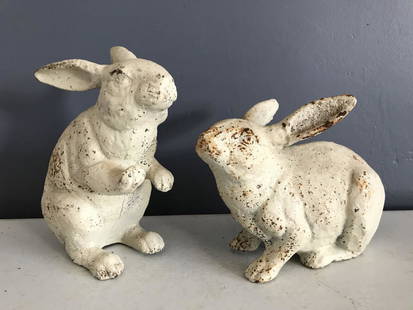Antique Cast Iron Rabbit