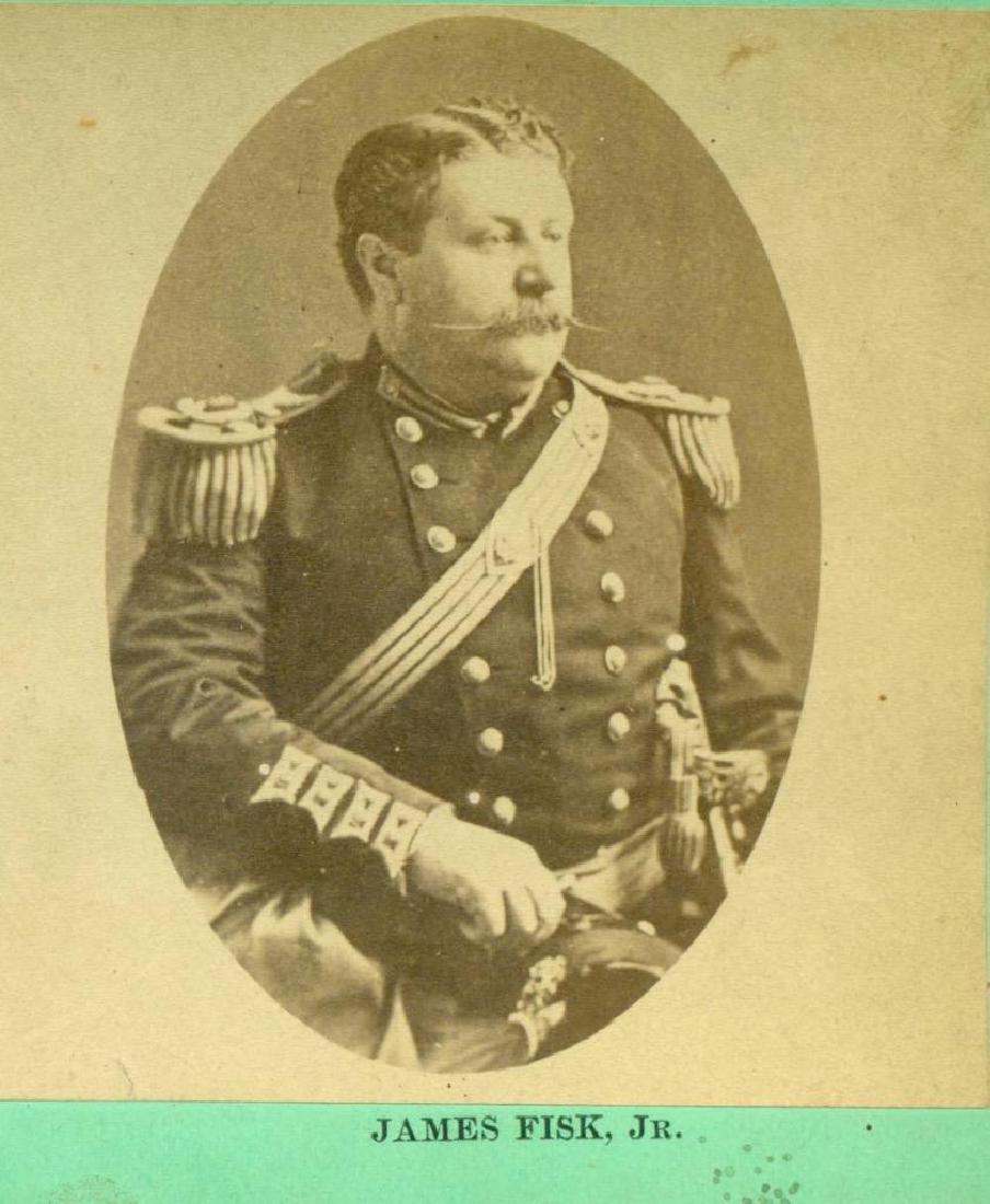 1870 James Fisk Jr Famous Financier Uniform Rugg Lowell