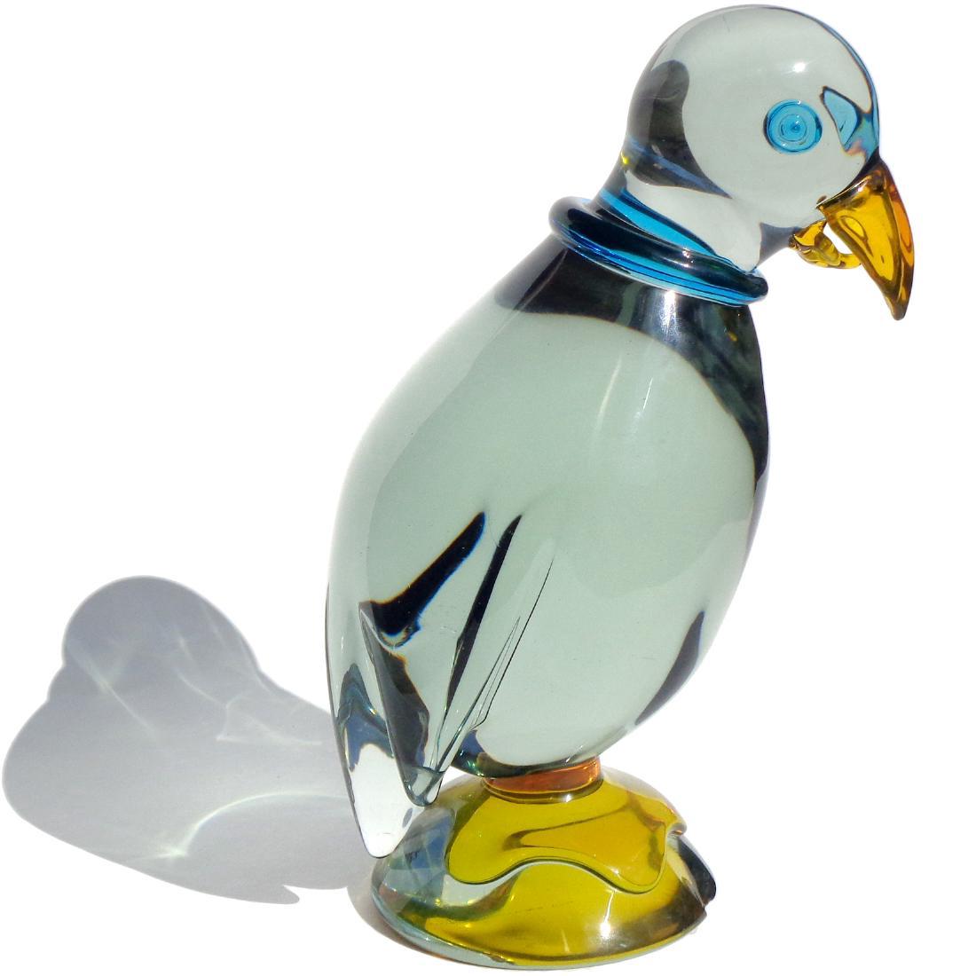 Seguso Vetri d'Arte Murano Parrot Sculpture