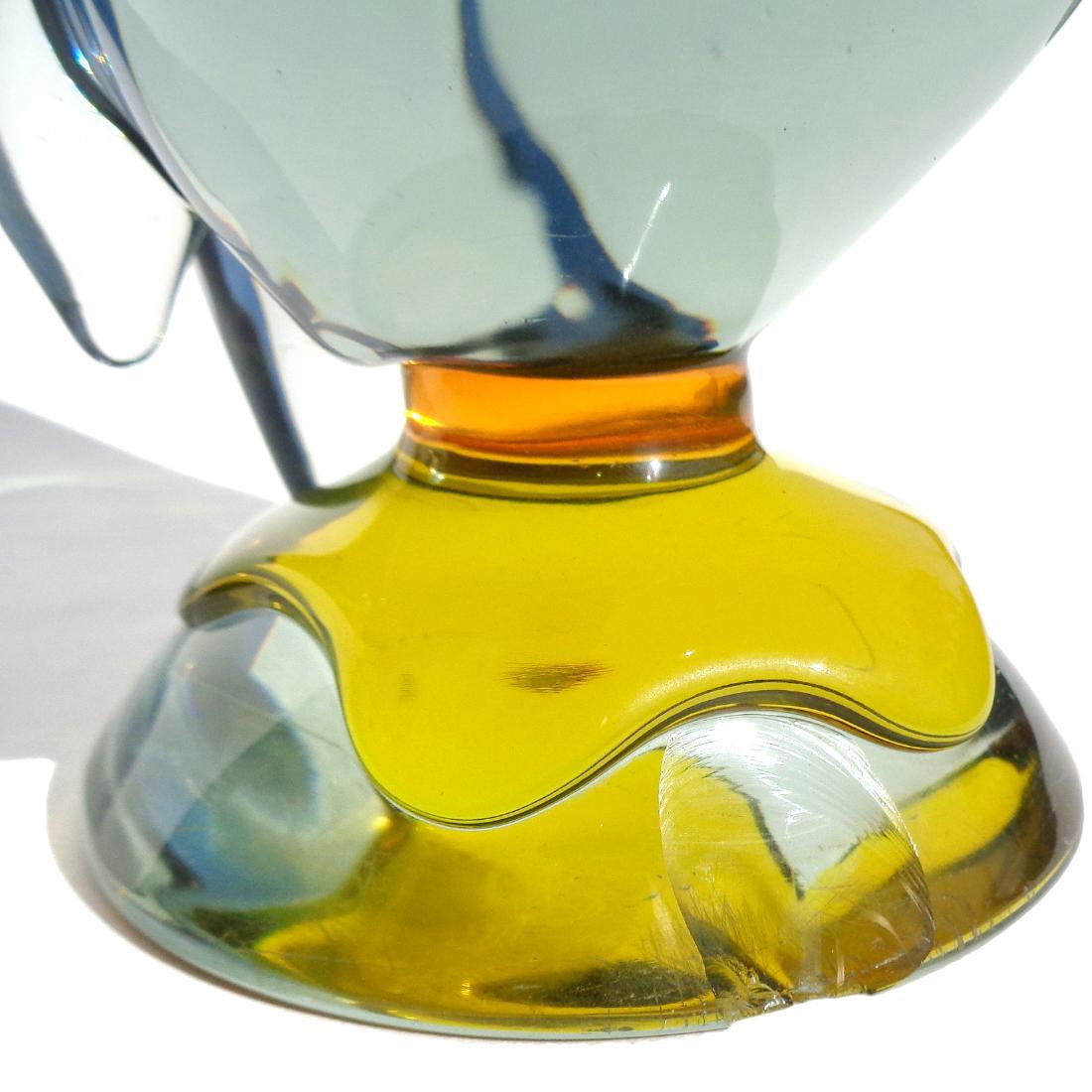 Seguso Vetri d'Arte Murano Parrot Sculpture