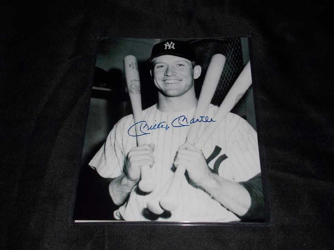 Mickey Mantle, Autographed 8x10 Photo Mickey Mantle, Autographed 8x10 Photo