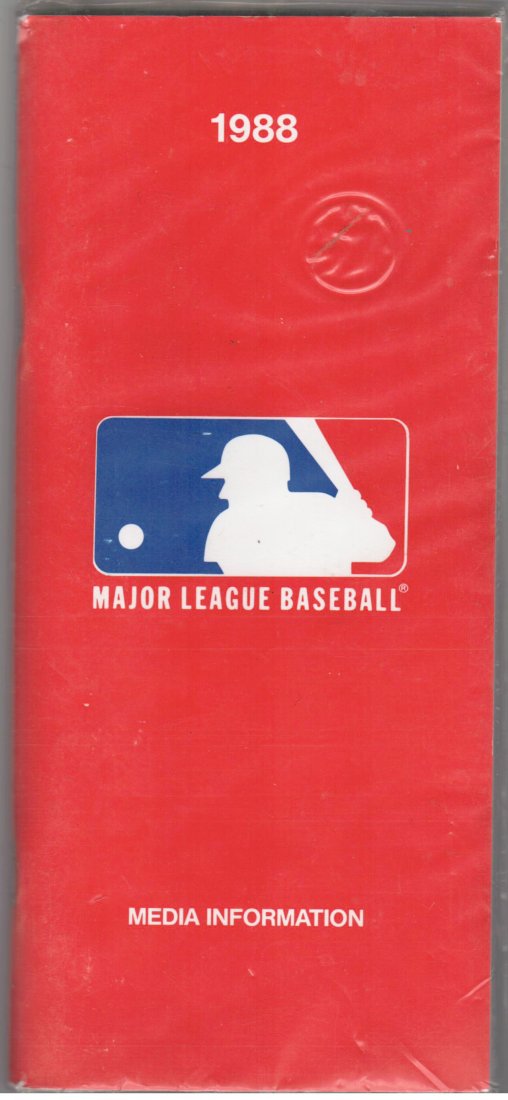 1988 Major League Baseball Media Information Guide