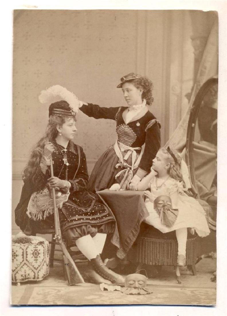 1890s Theater Narrative, Actresses in Military Costume