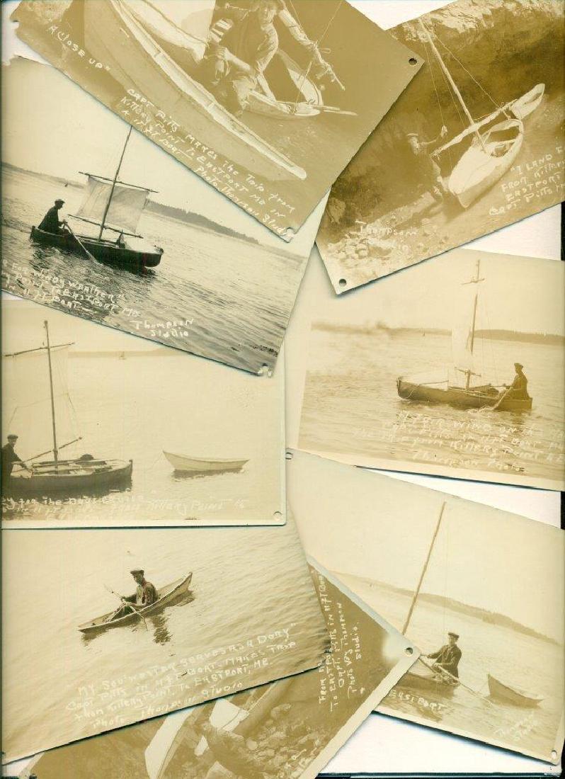 Lot of 8 1920 Adventurer Captain Pitts Dinghy Photos