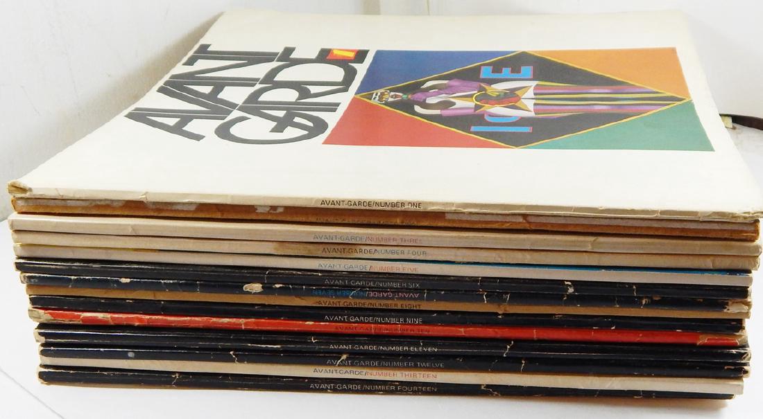 Avant Garde Magazine Complete Set 14 Issues 1968 1971