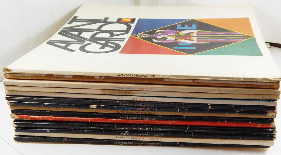 Avant Garde Magazine Complete Set 14 Issues 1968 1971