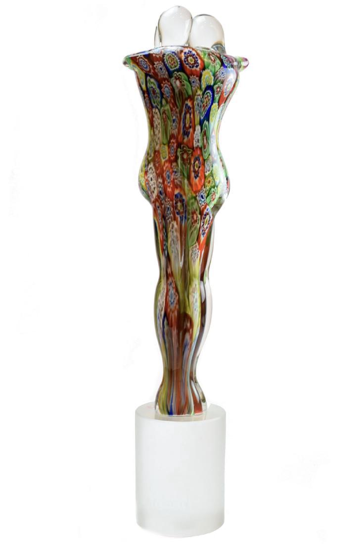 Francesco Ragazzi Murano Glass Amante Murrine Sculpture